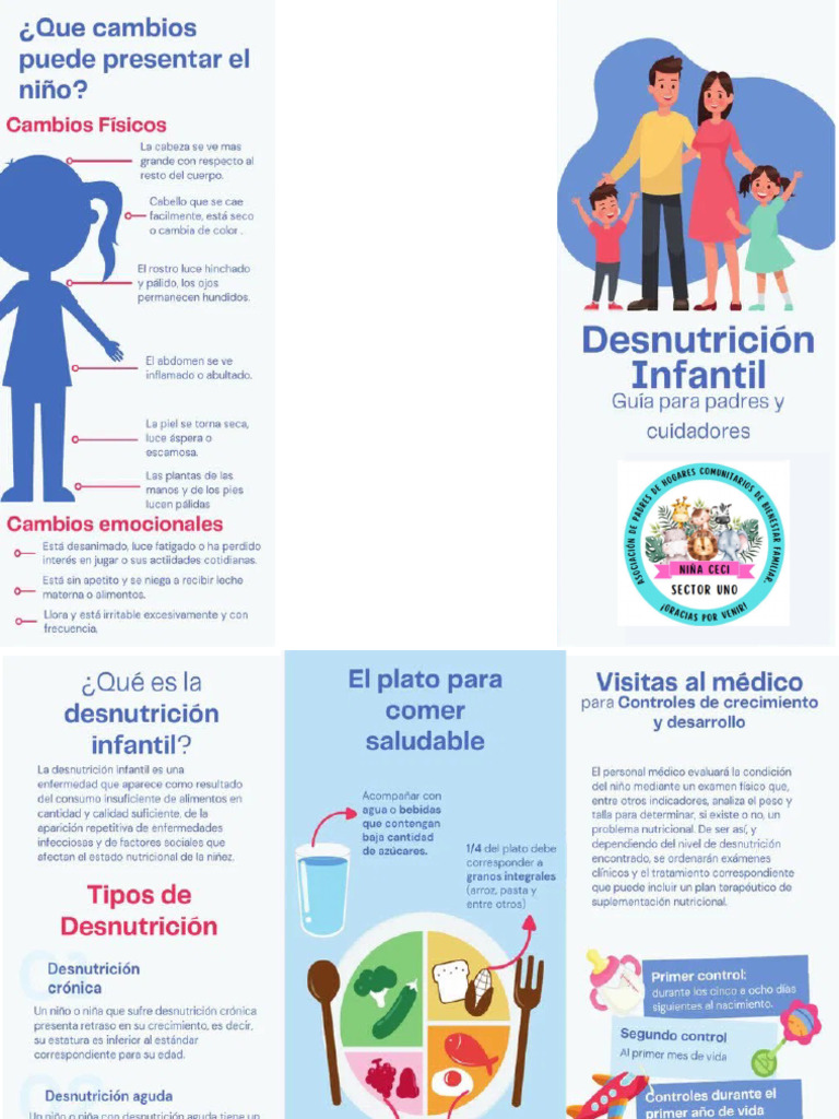 Folleto de Desnutrición Ceci | PDF