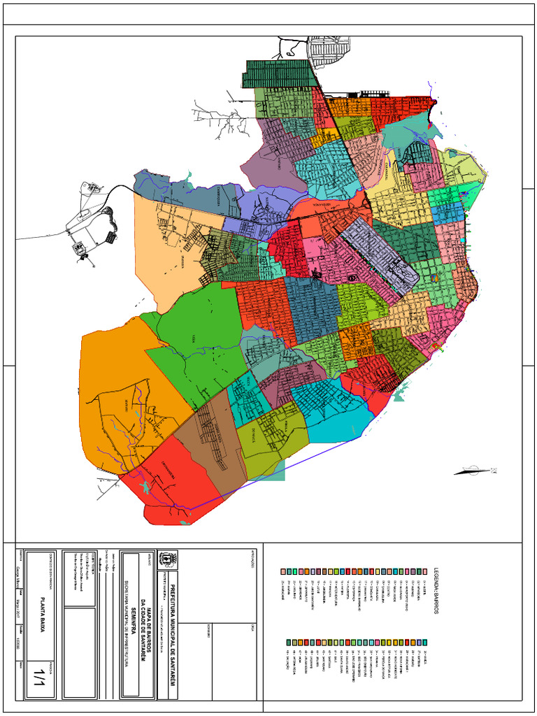 Mapa de Bairros 2017 Mapa Geral | PDF