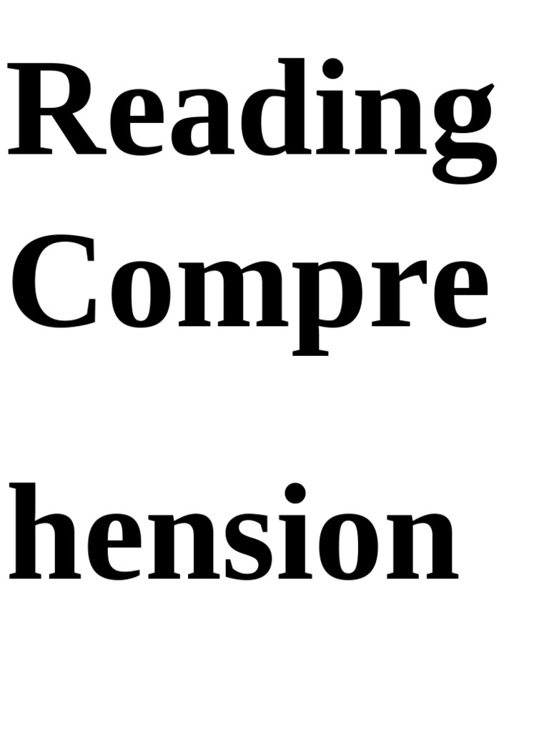 Tools To Increase Reading Comprehension | PDF