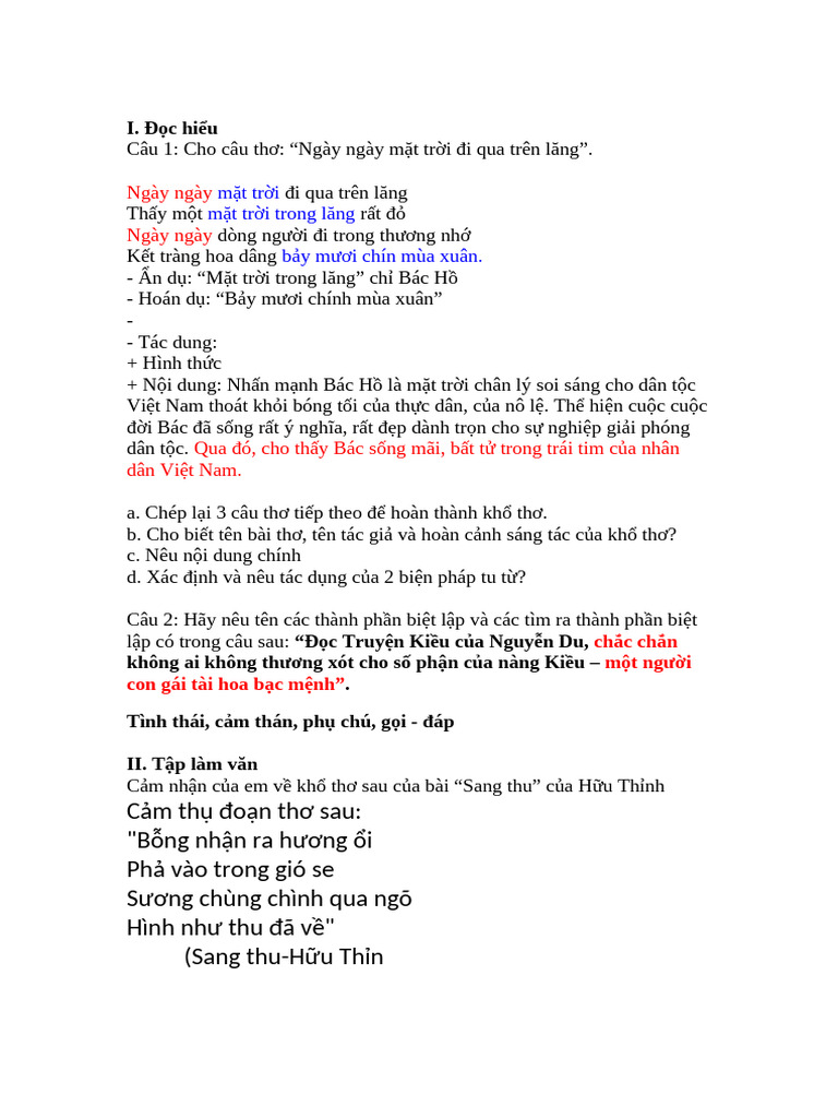 Đọc hiểu NTT | PDF