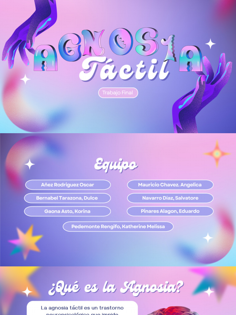 Agnosia Tactil | PDF