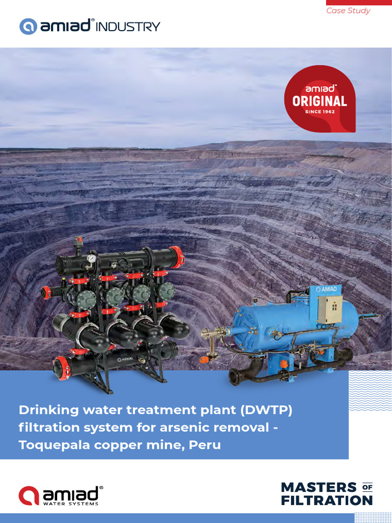Arsenic Removal at Toquepala Mine DWTP | PDF | Filtration | Water ...