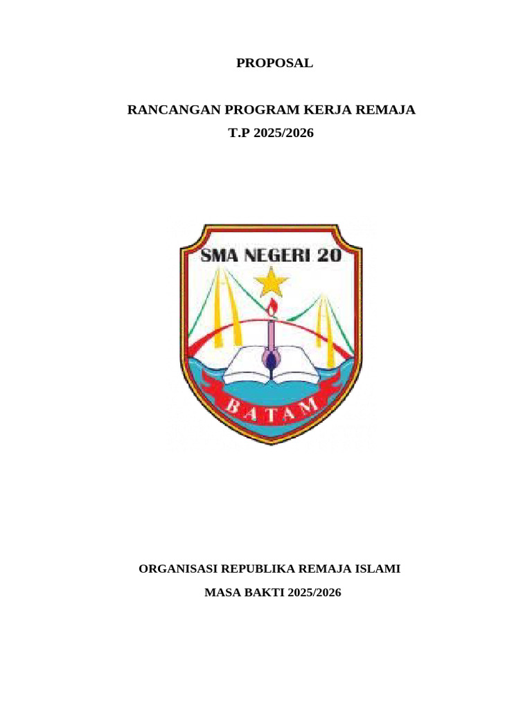 Proposal Rancangan Program Kerja Republika Remaja Islami[1] Fix[1] (1 ...