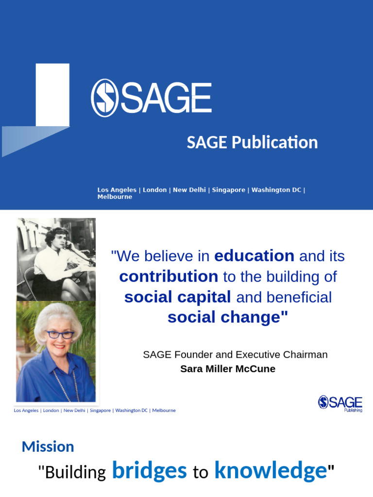 SAGE Journals: A Comprehensive Overview | PDF | Open Access | Social ...