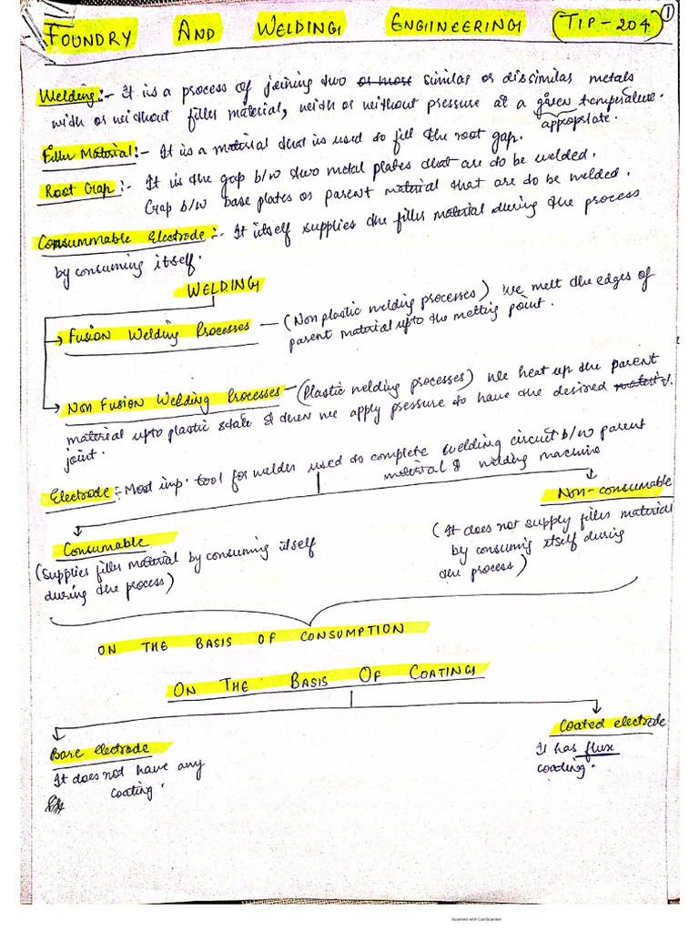 Welding Notes | PDF