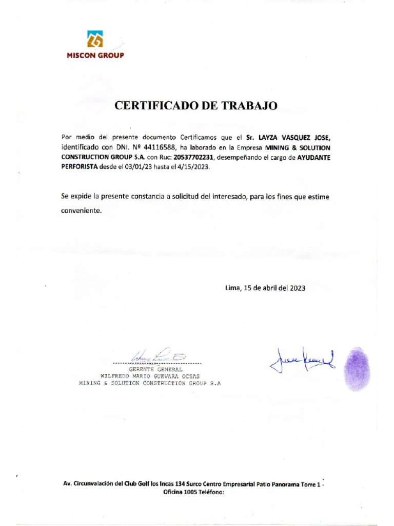 Layza Vasquez José | PDF | Gobierno