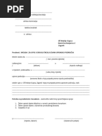 Obrazac Prijave I Odjave Smjestaja Boravista I Prebivalista Za DRZ ...