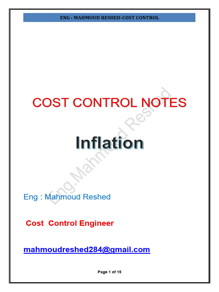 Inflation | PDF