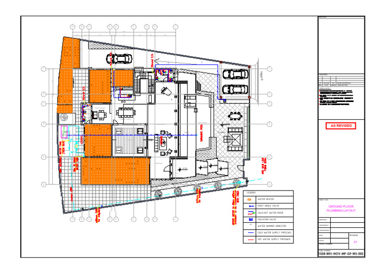 1028-Brv-Nov-Mp-Gf-Ws-002 R1 - Ground Floor Plumbing Layout | PDF | Mechanical Engineering ...