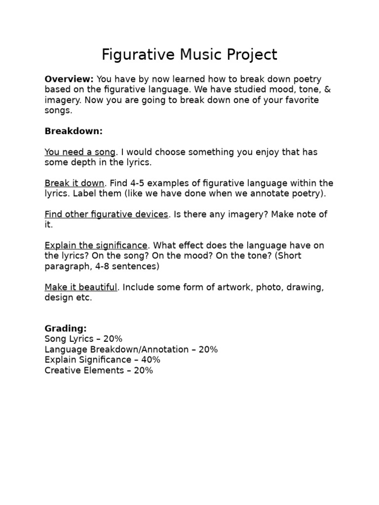 Figurative Music Project | PDF