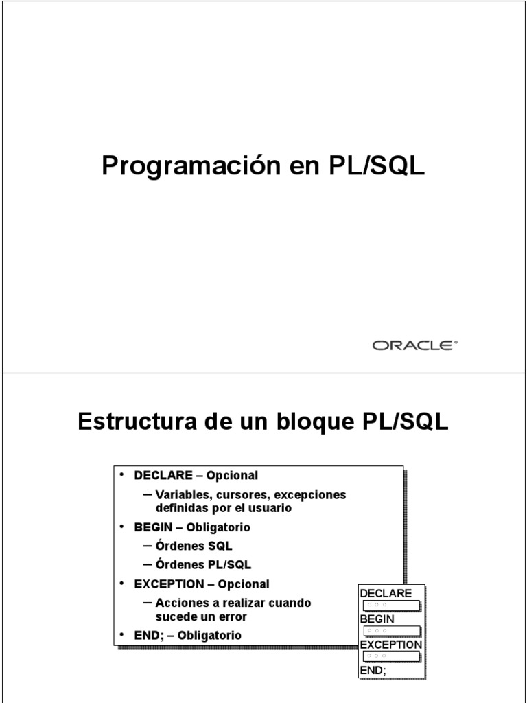 PL SQL | PDF