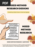 Embedded Mixed Method | PDF | Qualitative Research | Experiment