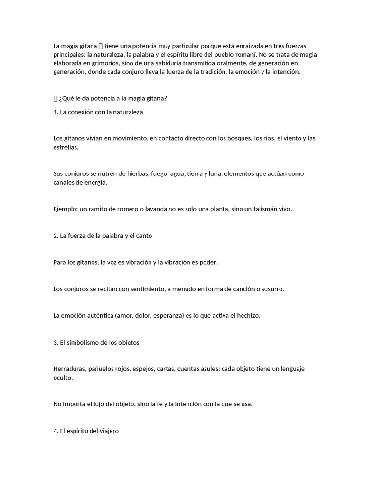 Magia Gitana | PDF