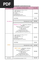 Novex License Rate Card 2024-25 | PDF