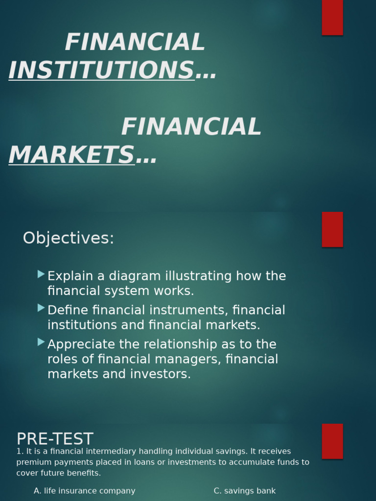 Module 1 Financial Instruments Institutions and Markets | PDF | Stocks ...