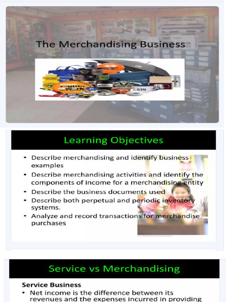 Merchandising Business | PDF