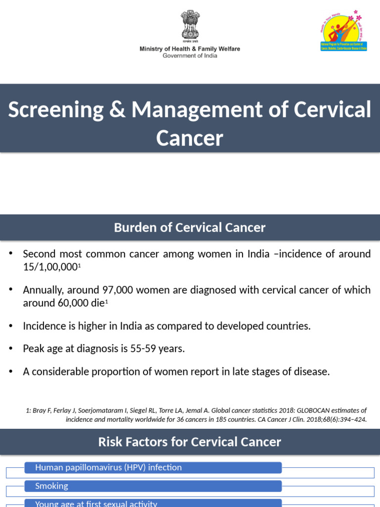 Cervical Cancer Screening and Management | PDF | Cervical Cancer | Medicine