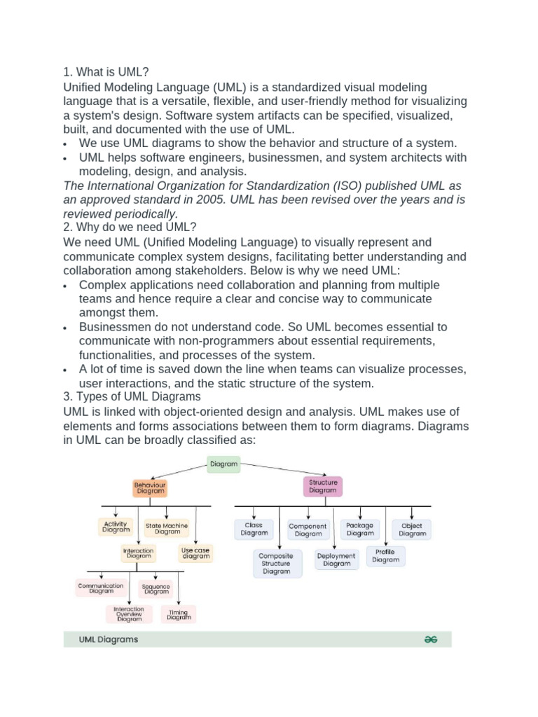 UML DIAGRAMS and relationships for SAD | PDF | Unified Modeling Language | Class (Computer ...