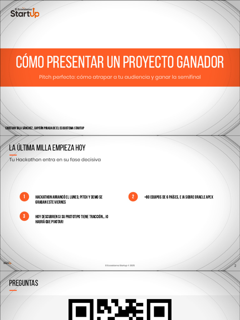 EcosistemaStartup - Cómo Presentar Un Proyecto Ganador | PDF