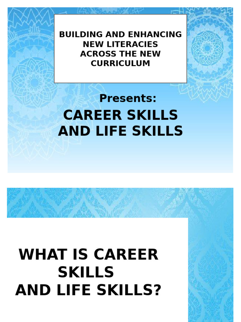 Career and Life Skills Group 1ppt | PDF