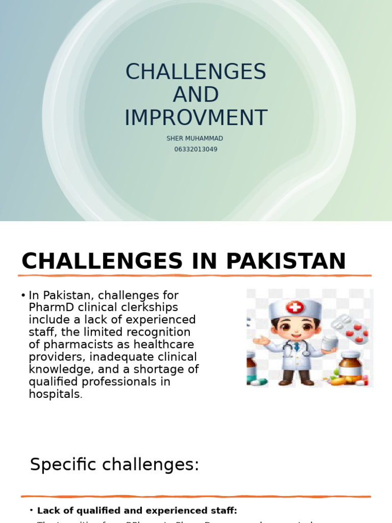 Challenges and Improvements in Pharmacy | PDF | Pharmacist | Pharmacy