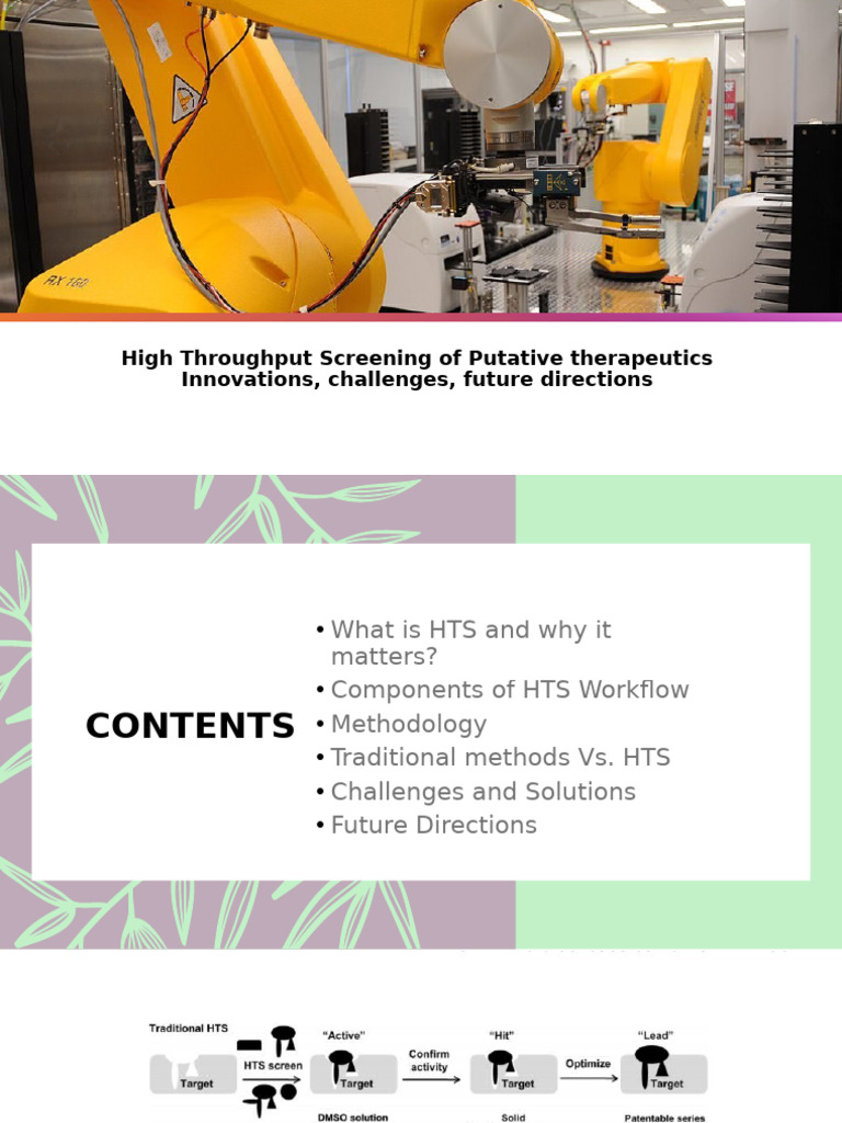 High Throughput Screening in Drug Discovery | PDF | High Throughput ...