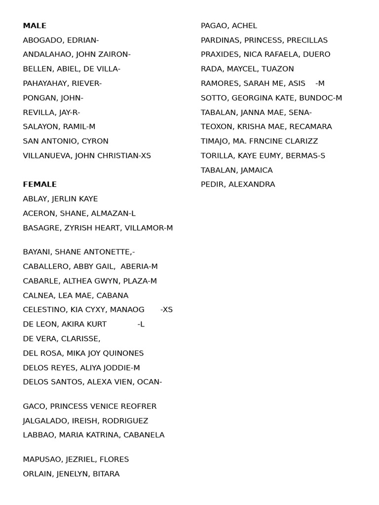 7 Tenacious Sizes | PDF