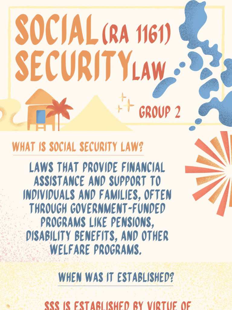 Social Security Law Parts 12 | PDF