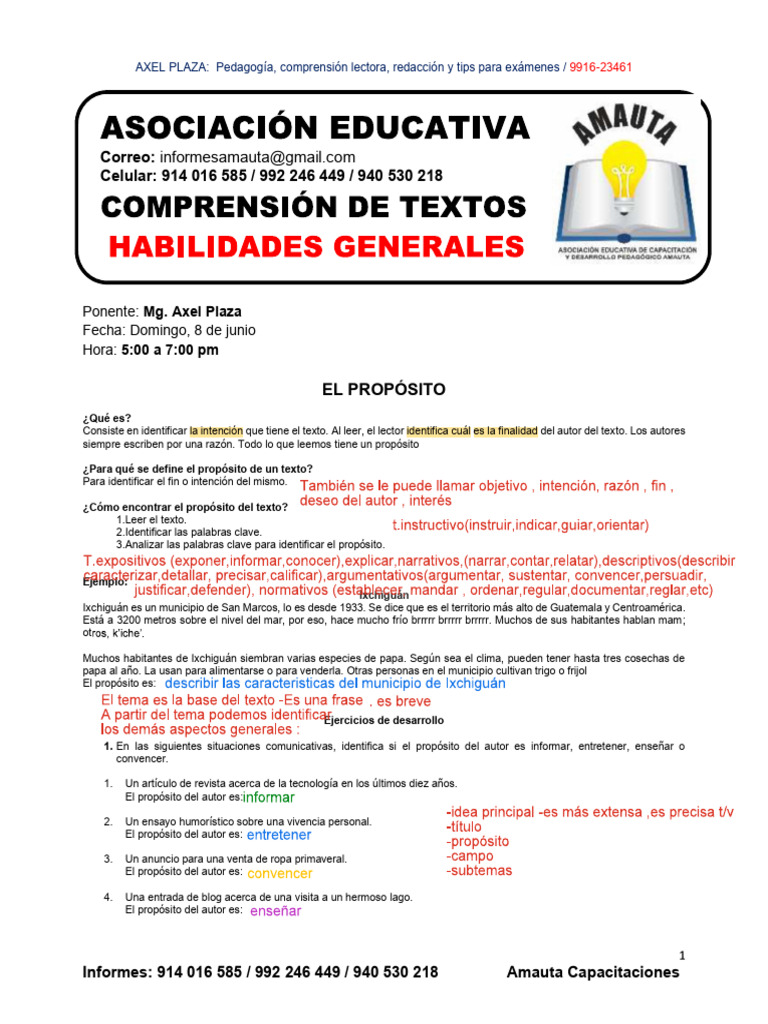 Comprensión Lectora y Redacción Efectiva | PDF | Perros | del perro