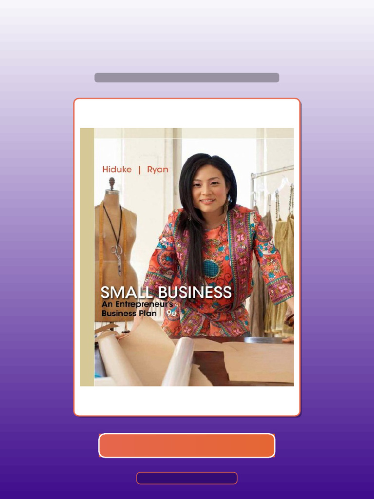 Small Business An Entrepreneurs Business Plan 9th Edition by Hiduke ...