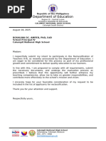 Teacher III Reclassification Application | PDF
