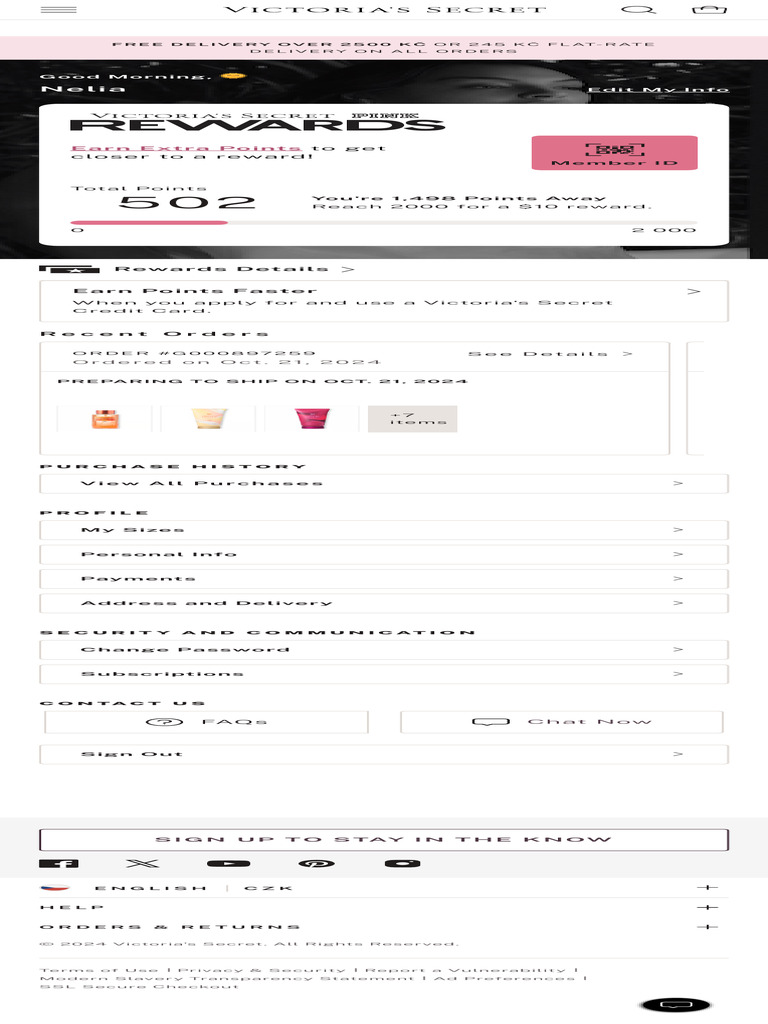 Victoria's Secret Account Overview | PDF