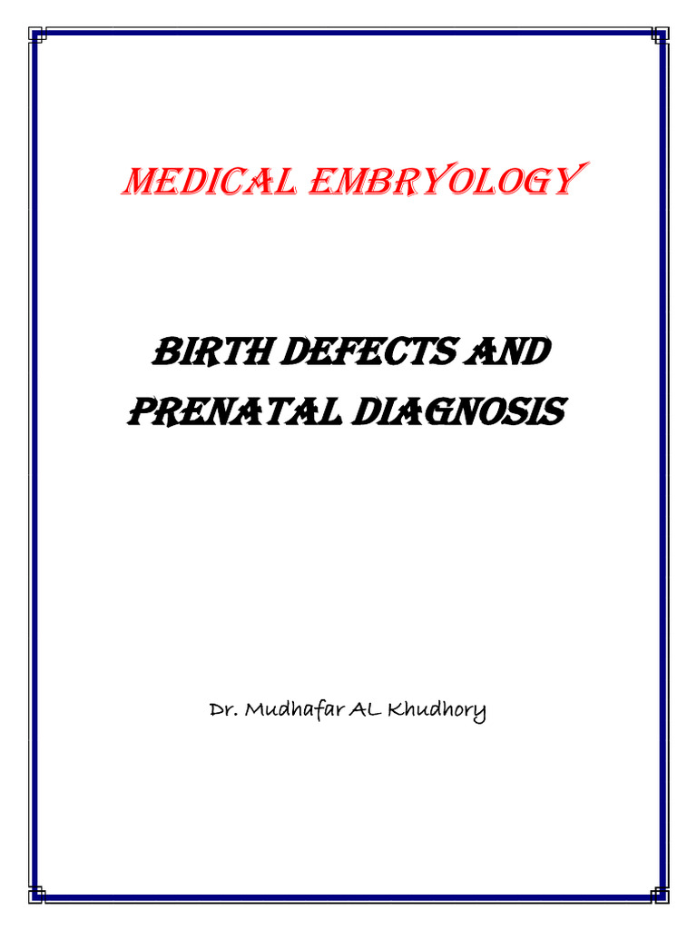 Understanding Birth Defects and Causes | PDF | Fetus | Diseases And ...