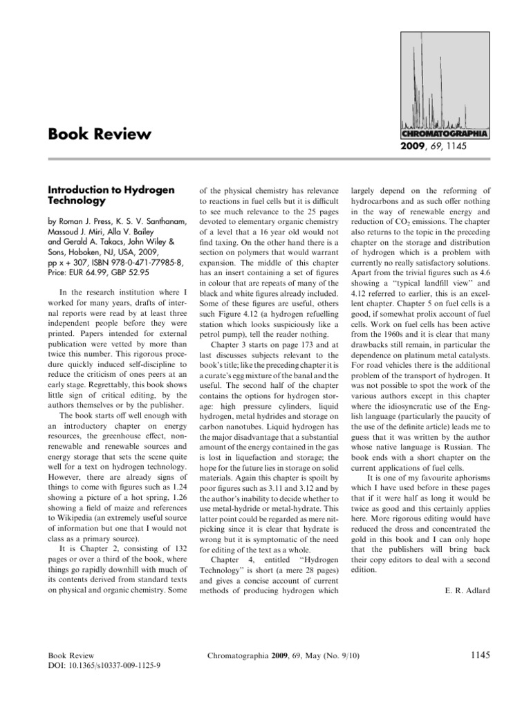 Book Review: Hydrogen Technology Insights | PDF | Hydrogen | Fuel Cell