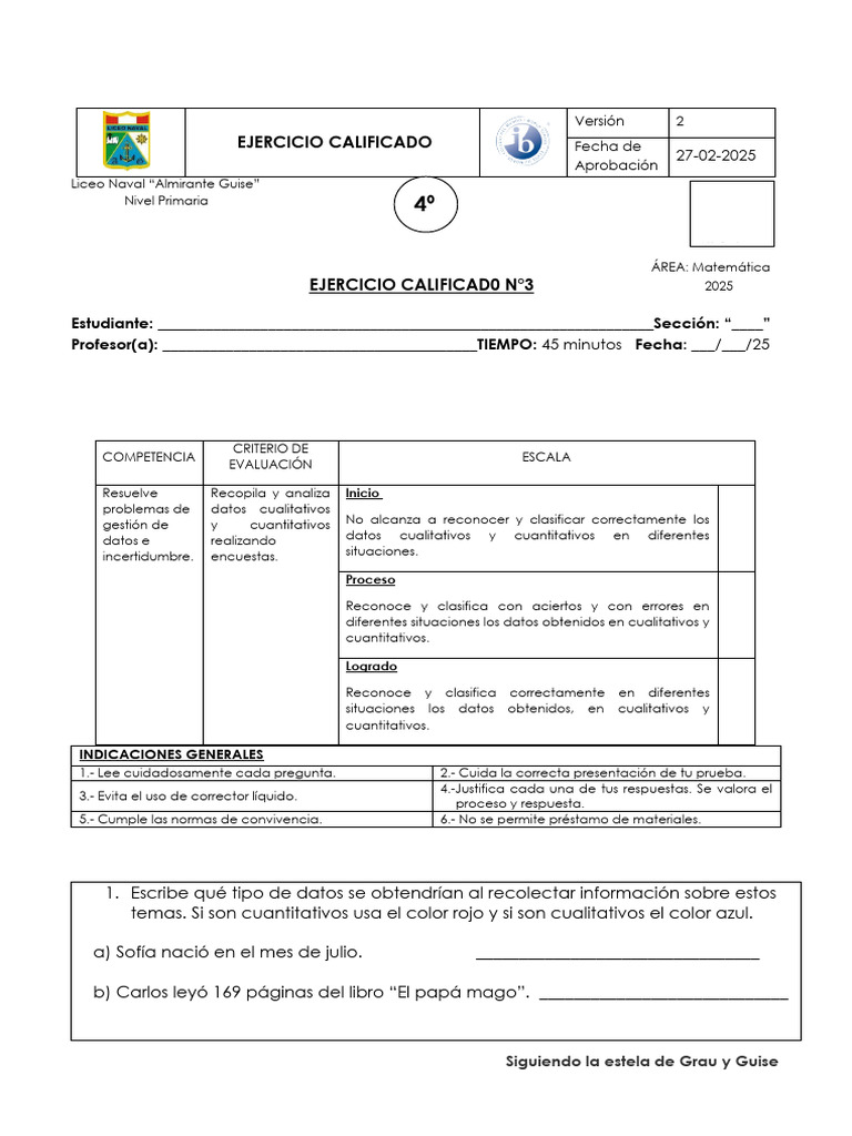 4°-F4-S3-IIU-IIBIM-MATEMÁTICA LA ENCUESTA Corregido | PDF | Higiene oral