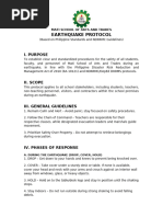 Earthquake Drill Procedure Guide | PDF