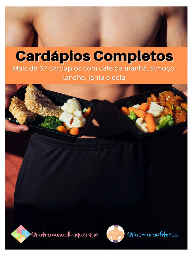Cardápios Balanceados por Calorias | PDF | Creme (gastronomia) | Pães