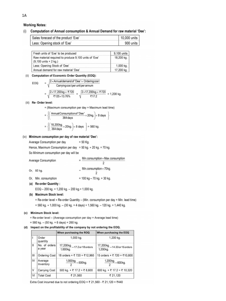 TEST NO. 1 ANS KEY | PDF