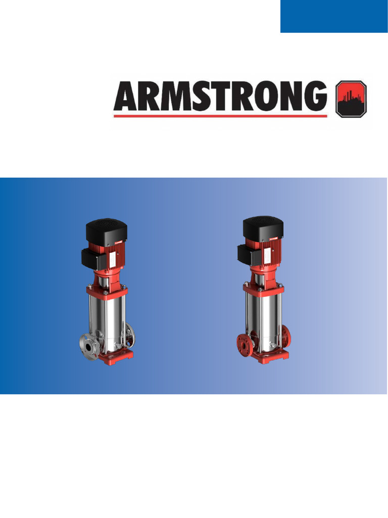 CVL and CVF Vertical Multistage Centrifugal Pump Brochure | PDF | Pump | Stainless Steel