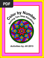 Integer Operations Color by Number | PDF