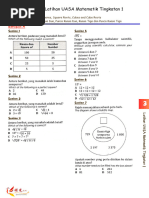 Soalan Uasa Matematik Form 1 2023 | PDF
