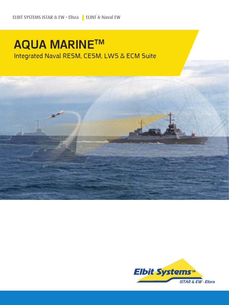 Elbit Systems Aqua Marine™ | PDF | Signals Intelligence | Radar
