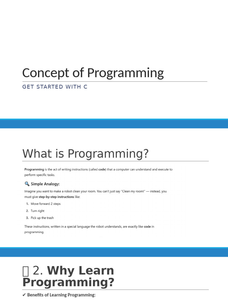 Concept of Programming | PDF | Data Type | Computer Programming
