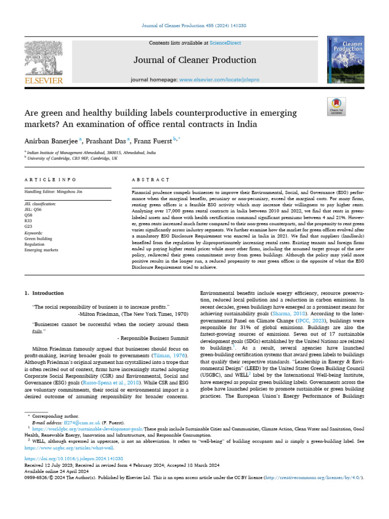 Green Building Labels in India's Market | PDF | Green Building ...