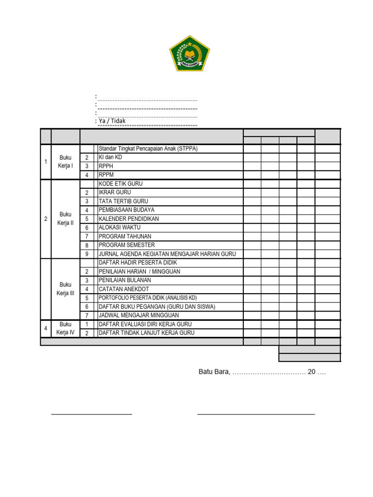 Instrumen Monev - Ra (Fakhrur) | PDF
