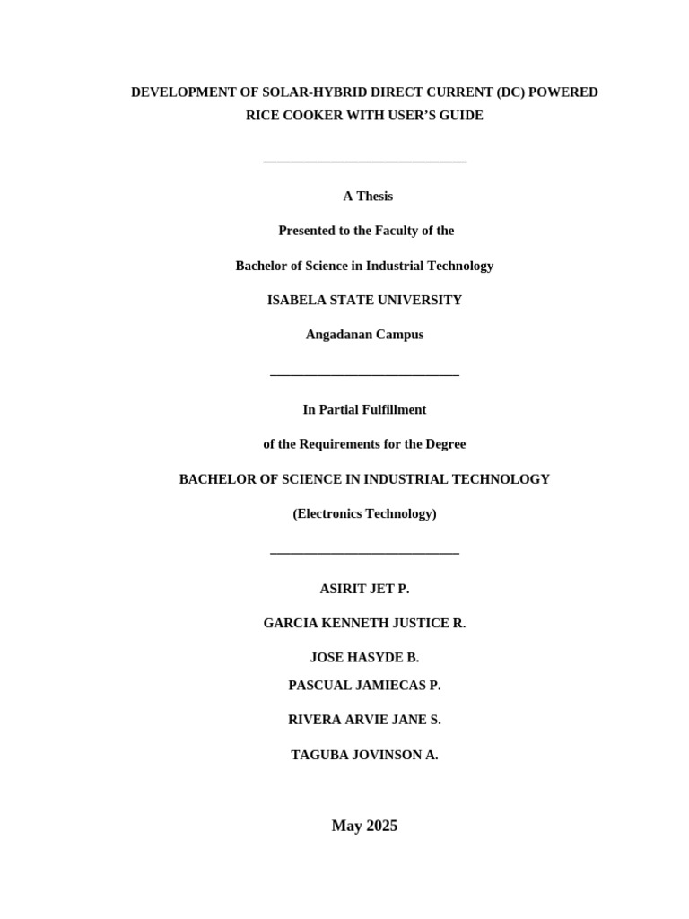 The Final TITLE Page Aug.12-2025 | PDF | Direct Current