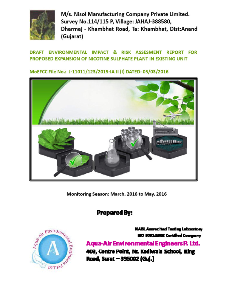 Nisol | PDF | Environmental Impact Assessment | Waste