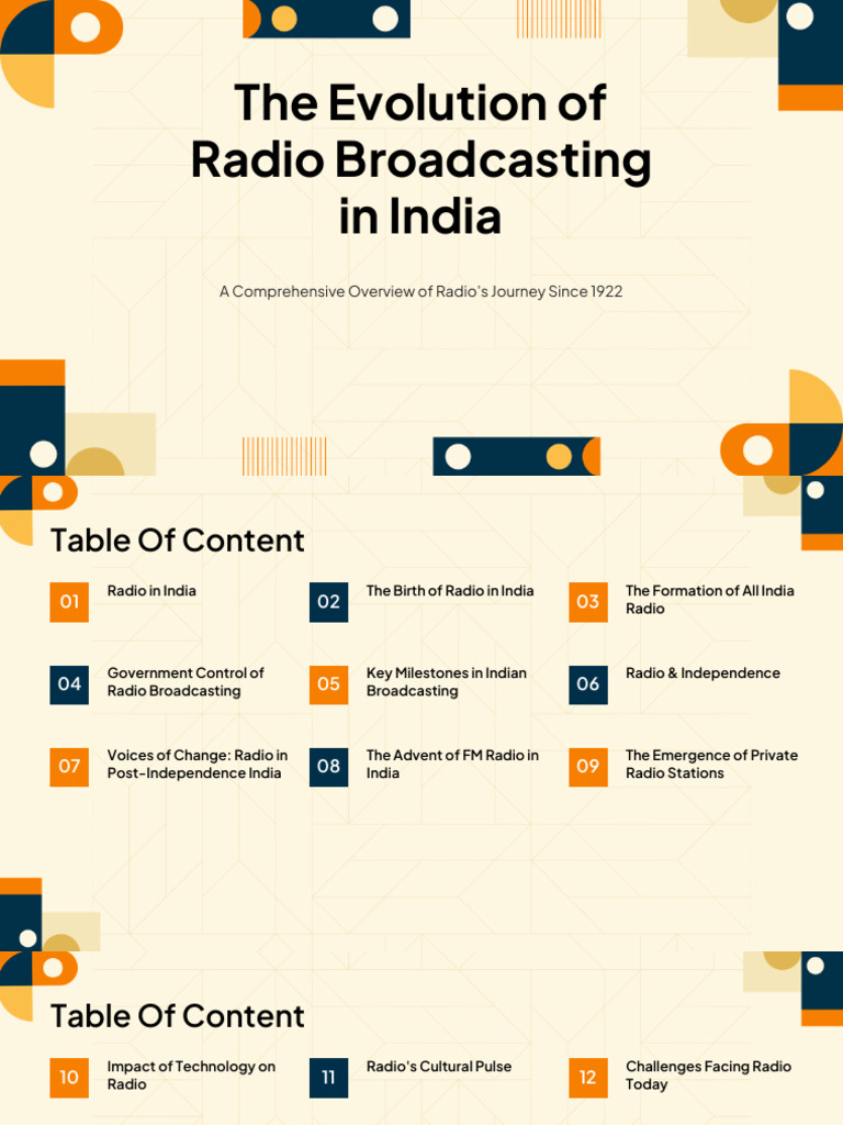 Evolution of Radio Broadcasting in India | PDF | Broadcasting | Radio