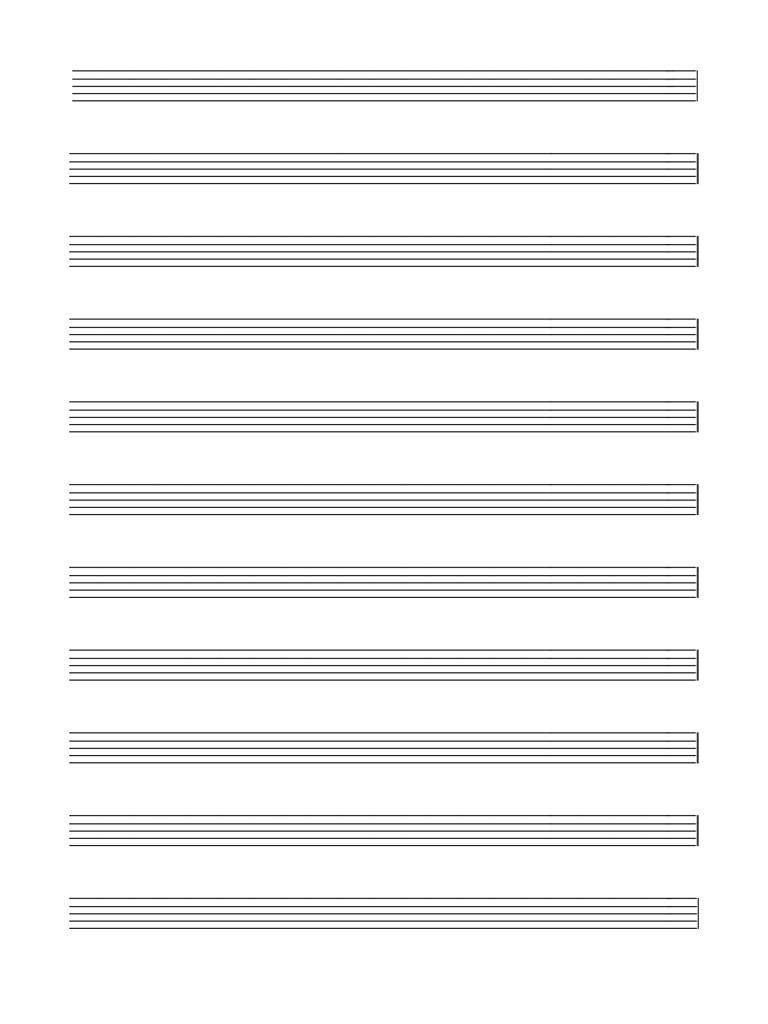 Hoja Pentagramada | PDF
