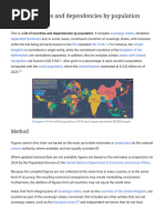 List of Countries and Dependencies by Population - Wikipedia | PDF ...